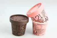 China Initial Payment Customized Round Disposable Paper Cup for Small Ice Cream Packaging for sale