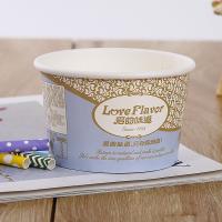 China 6oz 10oz Disposable Paper Bowl for Ice Cream Hot Food Eco Friendly Biodegradable 1000pcs per Carton for sale