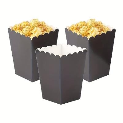 China Custom Printed Disposable Popcorn Boxes Kraft Paper Food Grade 1000ml Eco Friendly Takeaway Packaging for sale
