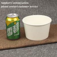 China 12oz 16oz Eco Friendly Logo Printed Ice Cream Paper Cup Stocked Bowl for sale