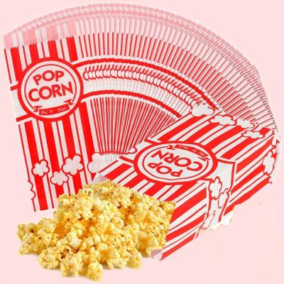 China 20X20X20 cm Popcorn Packing Box Disposable Custom Printed Cardboard Container for Chicken for sale