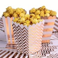 China Custom Printed Popcorn Packaging Box Food Grade Cardboard 1000ml Disposable Takeaway Bucket for sale