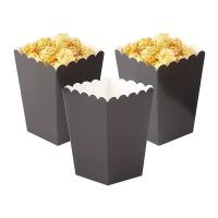 China Custom Printed Popcorn Packaging Box Food Grade Cardboard 1000ml Disposable Takeaway Bucket for sale