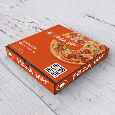 China Customizable Logo Pizza Box for Top Selling Delivery Packaging in Square Shape for sale
