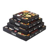 China 10 Inch Disposable Paper Pizza Box 15kg Gross Weight Custom Printing Eco Friendly Takeaway for sale