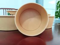 China Kraft Paper Soup Bowl 8oz 10oz 12oz Disposable Take Out Bowl for Salad Noodles Hot Soup for sale