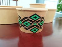 China Kraft Paper Soup Bowl 8oz 10oz 12oz Disposable Take Out Bowl for Salad Noodles Hot Soup for sale