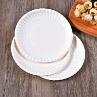 China Customized Disposable Paper Plate 6 Inch Eco Friendly Biodegradable for Takeaway for sale