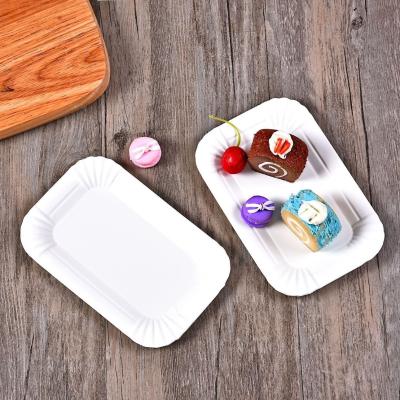 China Customized Biodegradable Square Paper Plate with Eco-Friendly and Customized Request for sale