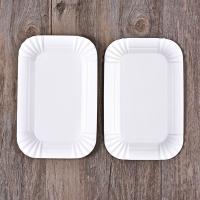 China Customized Biodegradable Square Paper Plate with Eco-Friendly and Customized Request for sale