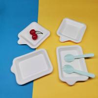 China Customized Biodegradable Square Paper Plate with Eco-Friendly and Customized Request for sale