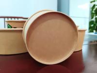 China Eco Friendly Disposable Kraft Paper Soup Bowl 8oz Pack of 50 for Hot and Cold Food for sale