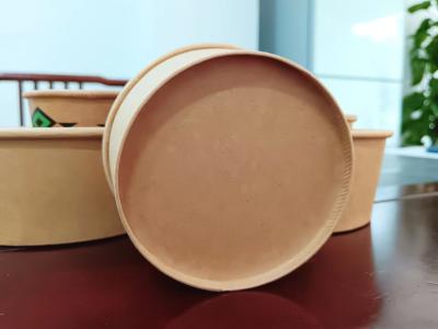 China Eco Friendly Disposable Kraft Paper Soup Bowl 8oz Pack of 50 for Hot and Cold Food for sale