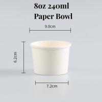 China Initial Payment Required Eco Friendly Oil Resistant White/ Brown Kraft Paper Bowl for sale