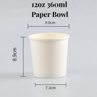 China Initial Payment Required Eco Friendly Oil Resistant White/ Brown Kraft Paper Bowl for sale