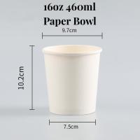 China Initial Payment Required Eco Friendly Oil Resistant White/ Brown Kraft Paper Bowl for sale