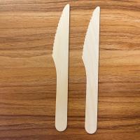 China Disposable Wooden Spoon Fork Knife Set 15.8cm Eco-Friendly Biodegradable Cutlery for Fast Food for sale