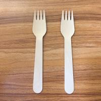 China Disposable Wooden Spoon Fork Knife Set 15.8cm Eco-Friendly Biodegradable Cutlery for Fast Food for sale