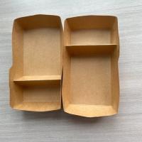 China Custom Logo Disposable Kraft Paper Salad Box 500ml Food Grade Eco Friendly Takeaway for sale