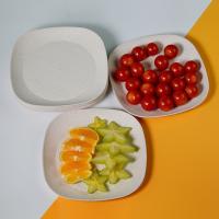 China 43cm*33cm*33cm Package Size Disposable Tableware Made from Eco-friendly Rice Husk for sale