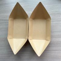China Eco-Friendly Disposable Kraft Paper Food Box Corrugated Cardboard Hamburger Packaging 100% Biodegradable for sale