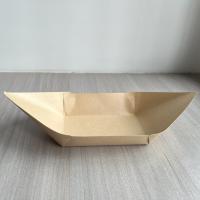 China Eco Friendly Disposable Paper Fries Box Custom Logo Fast Food Take Out Packaging 500ml for sale