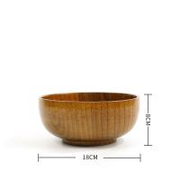 China Natural Wooden Bowl Eco Friendly Food Grade Biodegradable Tableware 10000 MOQ for sale