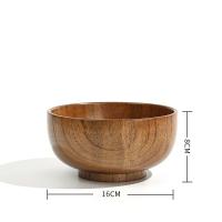 China Natural Wooden Bowl Eco Friendly Food Grade Biodegradable Tableware 10000 MOQ for sale