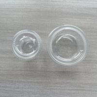 China 1.5 Oz Transparent Sauce Cup with Lid Customized Disposable Plastic Food Containers for sale