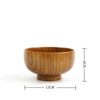 China Wholesale Eco Friendly Natural Wooden Bowls 10000 MOQ Food Grade Biodegradable Tableware for sale