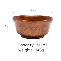 China Eco Friendly Reusable Wooden Bowl 10000 MOQ for Salad Noodle Soup Food Grade Natural for sale