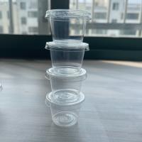 China Customized Request 1oz 1.5oz 2oz 3oz Plastic Sauce Cup for Dessert Dressing Sauces for sale