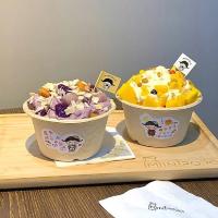 China Eco Friendly Sugarcane Bagasse Bowl 500-1000ml Compostable Food Bowl for Ice Cream for sale