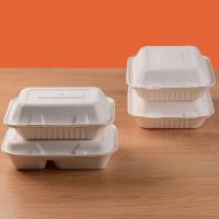 China Disposable 8/9in American Hamburger Box Eco-Friendly Food Container Custom Logo for sale