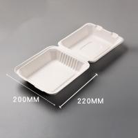 China Disposable 8/9in American Hamburger Box Eco-Friendly Food Container Custom Logo for sale