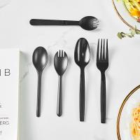 China Airline Disposable Cutlery Set Plastic Spoon Fork 14cm 18cm PP 15kg Package for sale