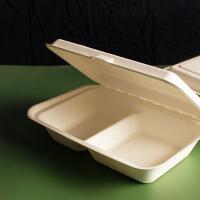 China Customized Sugarcane Bagasse Pulp Clamshell for Your Business Needs for sale