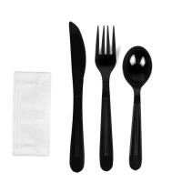 China Disposable Swan Yellow Plastic Spoon Fork for Cake and Dessert Multi Color Customized for sale