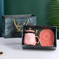 China Warm Cup Intelligent Heating Coaster Set Different Size Shipping Cost 55 Degrees Cup for sale