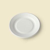 China Eco-Friendly Biodegradable Paper Pulp Plate for Disposable and Smooth Edge Containers for sale
