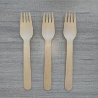 China Customized Eco-Friendly Disposable Wooden Knife Fork Spoon Set 15.8cm for Camping for sale