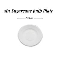 China US Biodegradable Sugarcane Bagasse Tableware Plate Carry-out Tableware Multi Color for sale