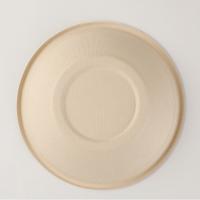 China 100% Biodegradable 6in 7in Sugarcane Bagasse Pulp Plate Disposable Eco Friendly Party Dinnerware for sale