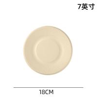 China 100% Biodegradable 6in 7in Sugarcane Bagasse Pulp Plate Disposable Eco Friendly Party Dinnerware for sale