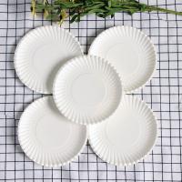 China Eco-Friendly Disposable Paper Oval Plates 2.9g for Birthday Party Supplies Sturdy Non-Slip for sale
