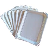 China Eco-Friendly Disposable Paper Plate 2.9g Sturdy Non-Slip 1000pcs per Carton for sale