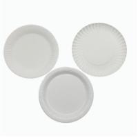 China Eco-Friendly Disposable Paper Plate 2.9g Sturdy Non-Slip 1000pcs per Carton for sale