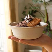China Customization Biodegradable Sugarcane Bagasse Paper Bowl with Lid Eco-Friendly Product for sale