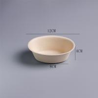 China Customization Biodegradable Sugarcane Bagasse Paper Bowl with Lid Eco-Friendly Product for sale