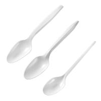China Disposable PP Yogurt Ice Cream Spoon 14cm 18cm Individually Wrapped Straight Style for Wholesale for sale
